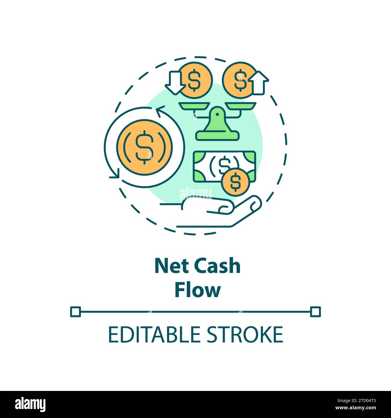 Positive cash flow Stock Vector Images - Alamy