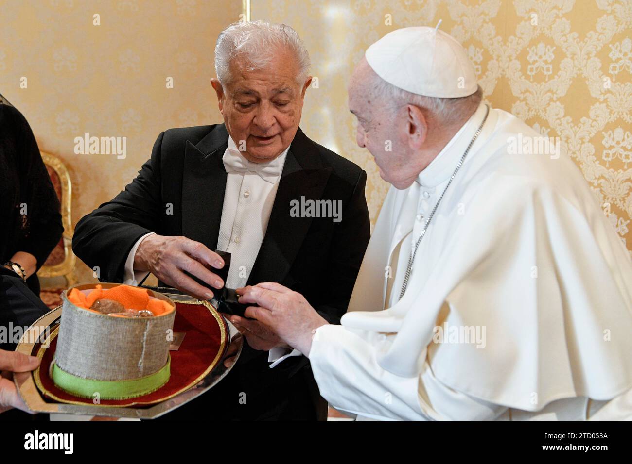 Italy, Rome, Vatican, 2023/12/15.Pope Francis during the Presentation ...