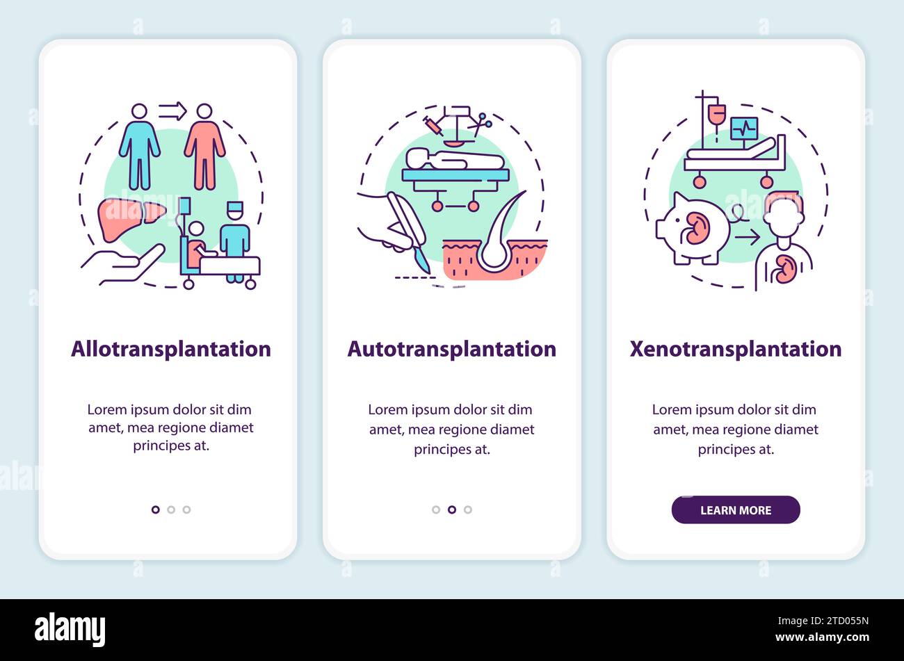 Walkthrough cell therapy strategies with colorful icons Stock Vector ...