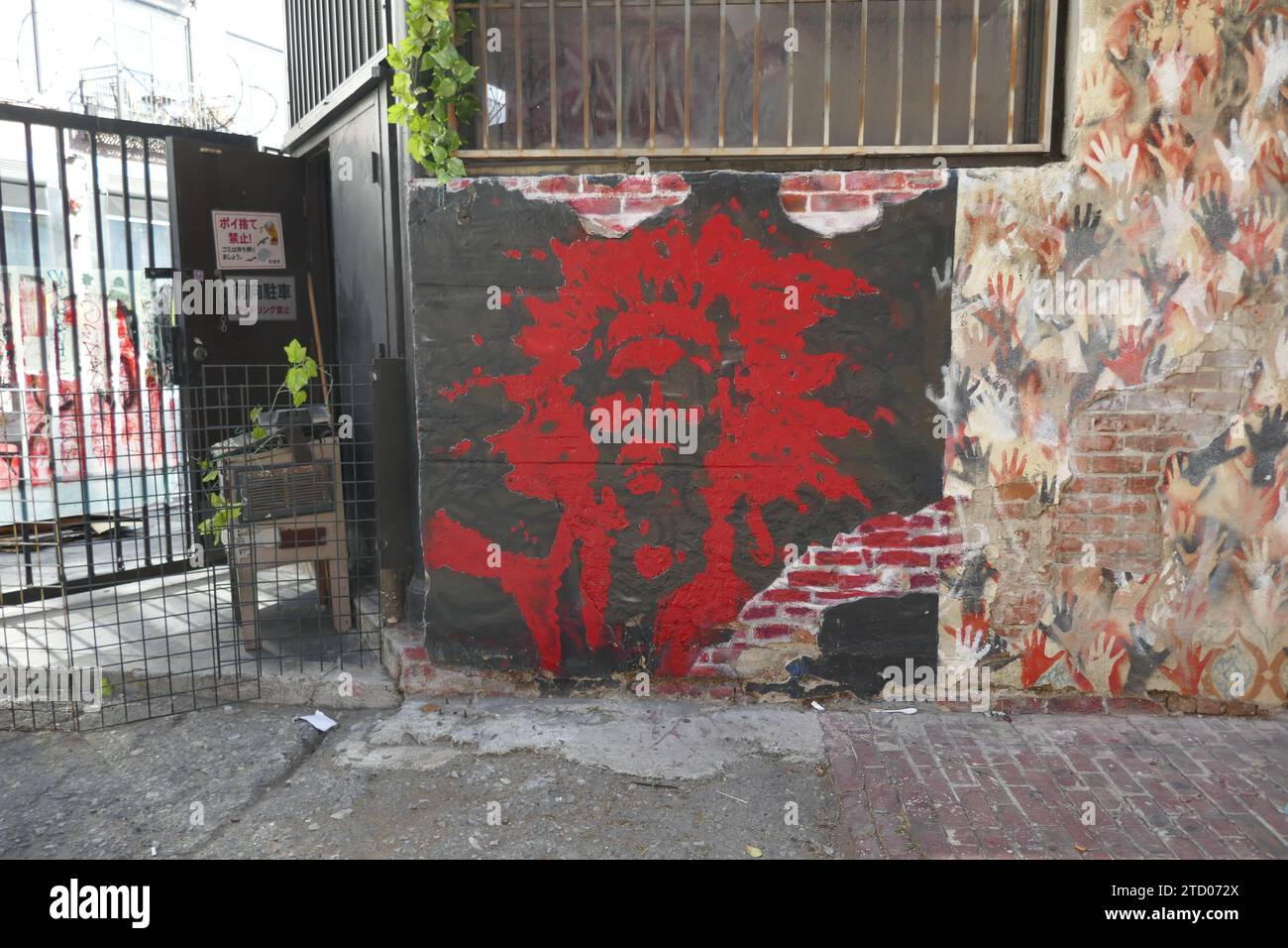 Los Angeles, California, USA 13th December 2023 Indian Alley Street Art ...