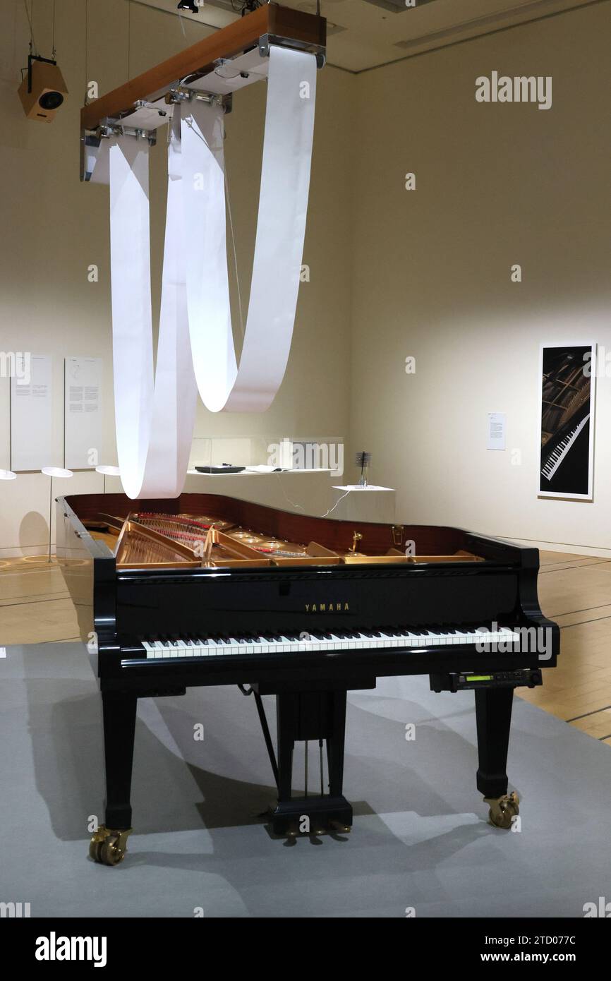 December 15, 2023, Tokyo, Japan - Yuko Mohri's installation "Breath and ...