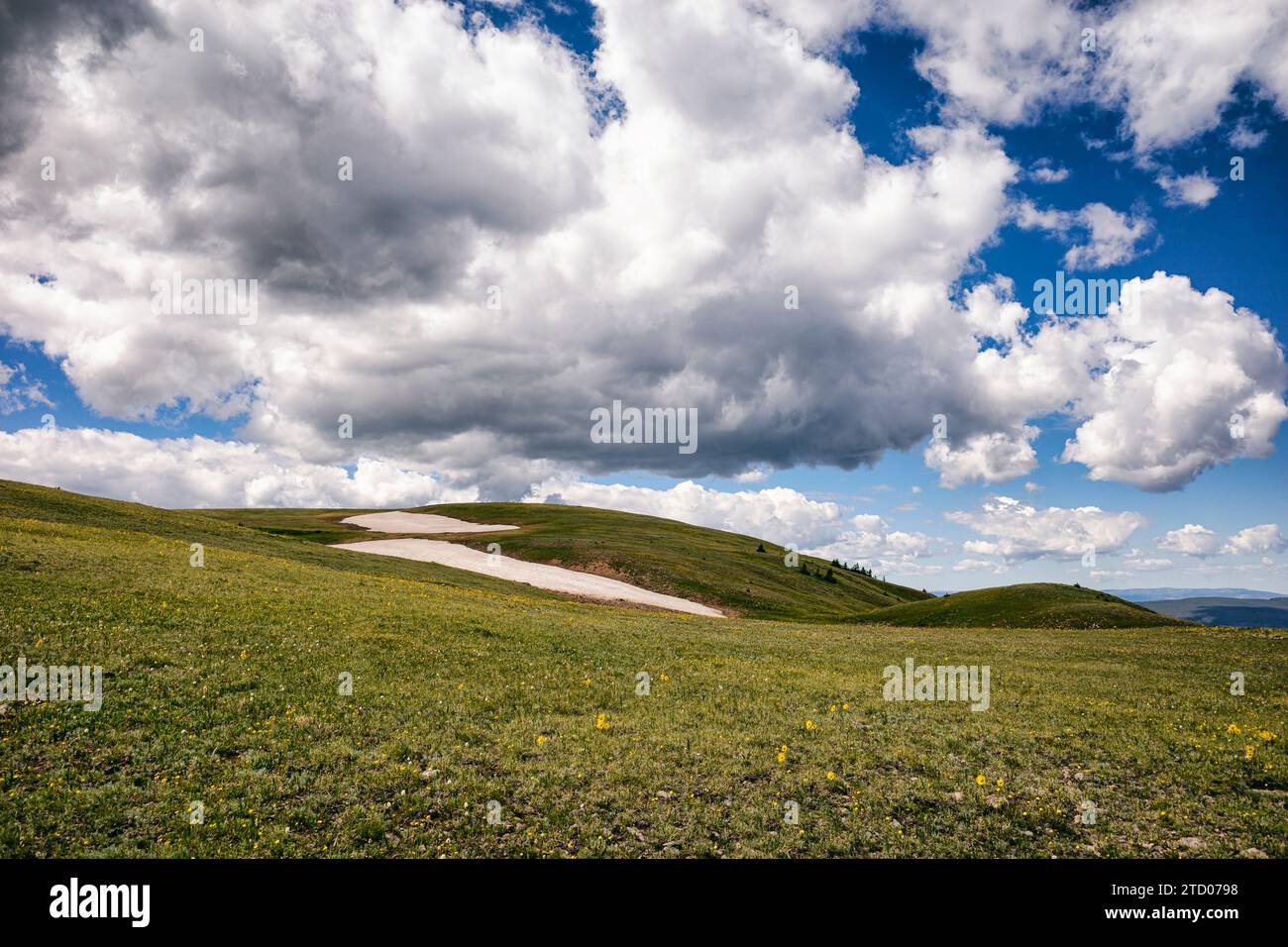 Clouds over the Elliott Ridge, Colorado Stock Photo - Alamy