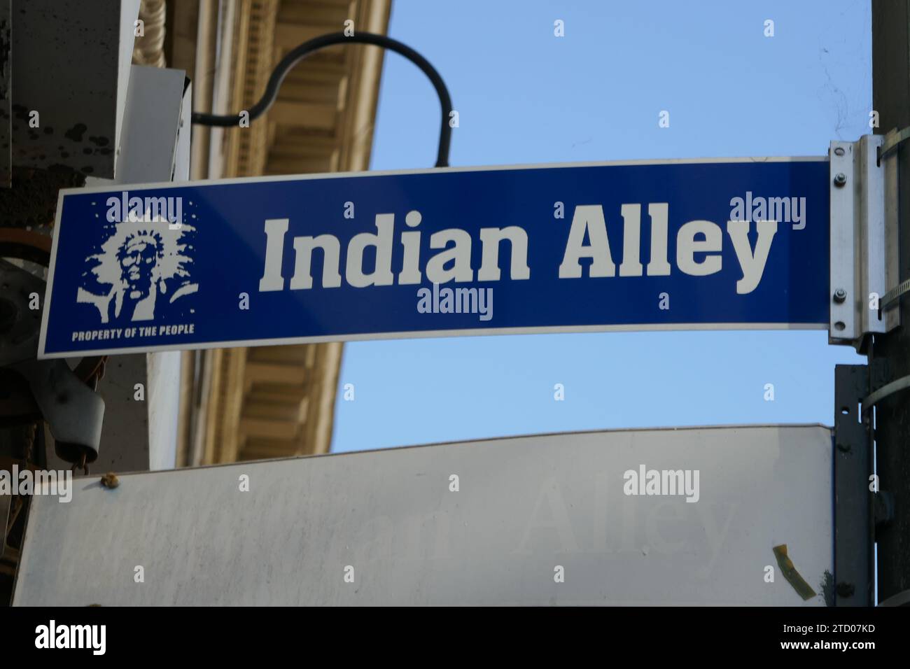 Los Angeles, California, USA 13th December 2023 Indian Alley Street Art ...