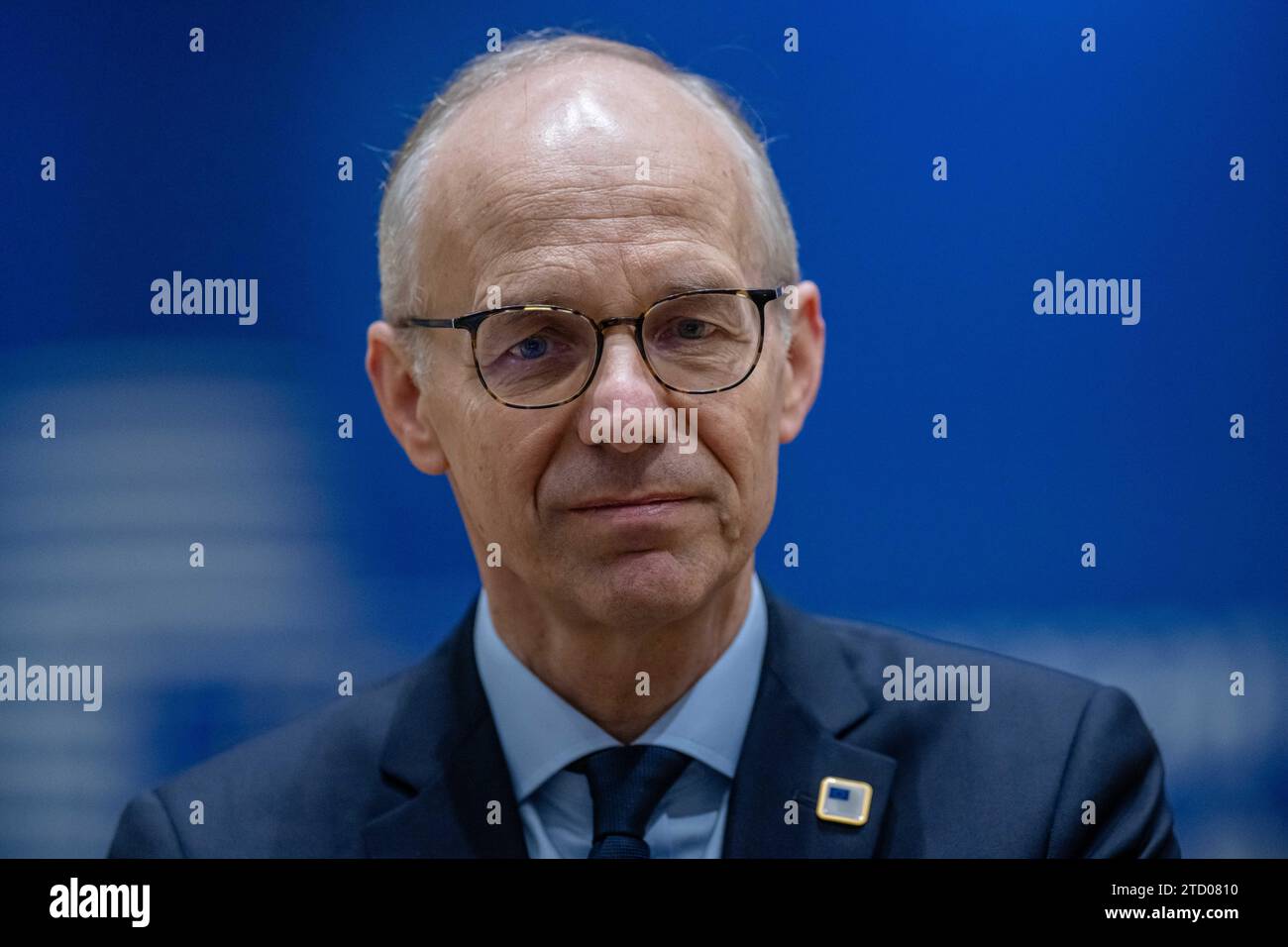 BRUSSELS - Luxembourg Prime Minister Luc Frieden is seen at the ...