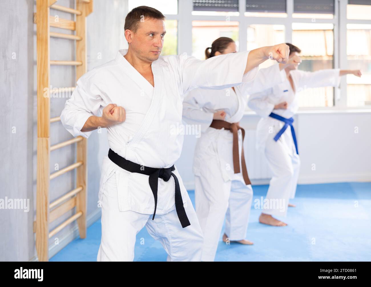 Learning karate techniques hi-res stock photography and images - Alamy
