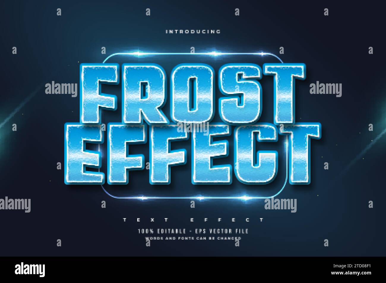 Frost effect Stock Vector Images - Alamy