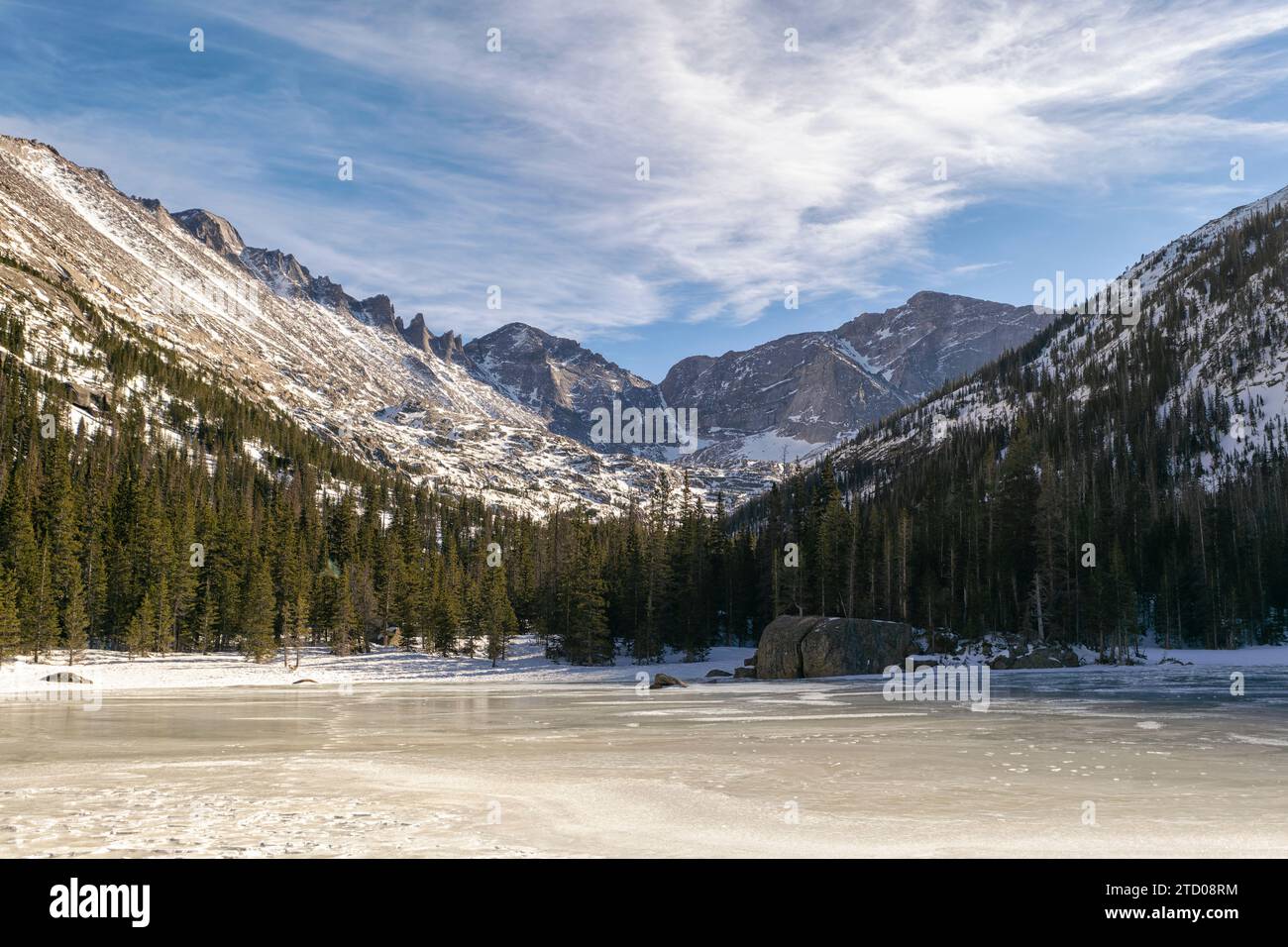 Rocky Mountain National Park in Winter, Colorado Stock Photo - Alamy