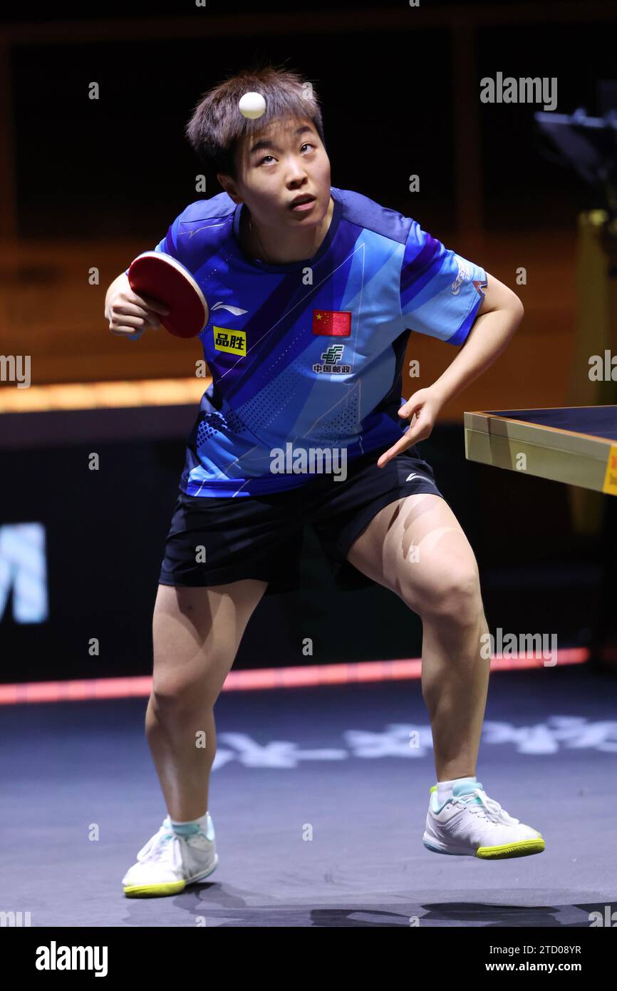 ZHANG Rui (CHN), DECEMBER 15, 2023 - Table Tennis : WTT Finals Women ...