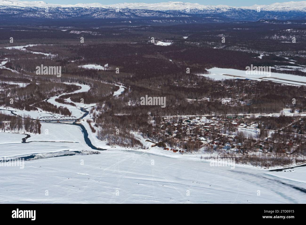 Talkeetna alaska aerial hi-res stock photography and images - Alamy