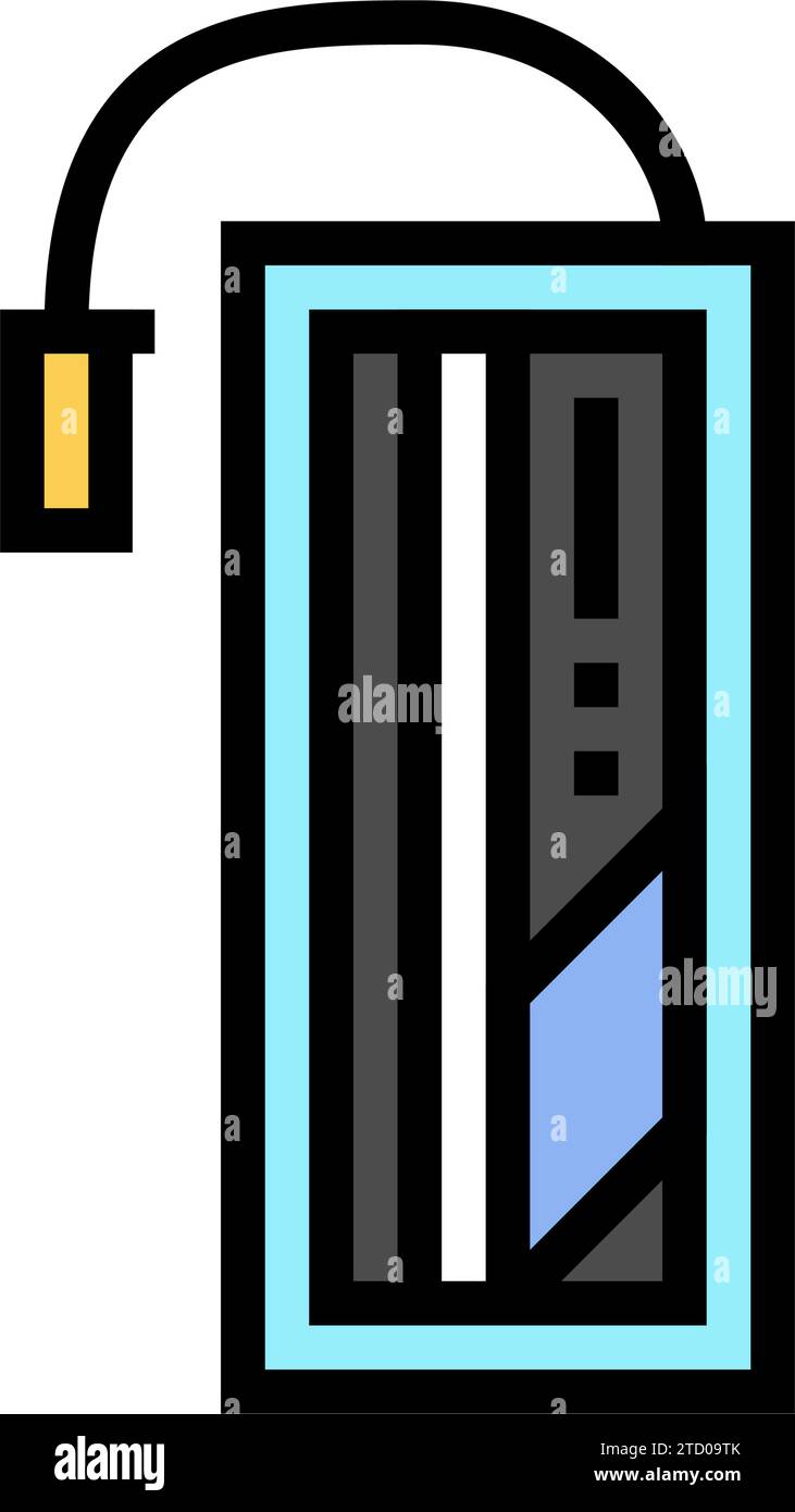 graphene battery color icon vector illustration Stock Vector Image ...