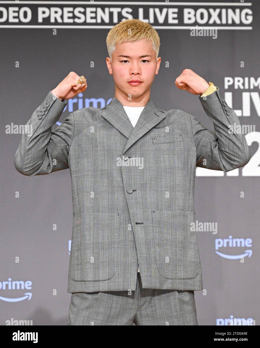 Tenshin Nasukawa, Japanese professional boxer attends a press ...