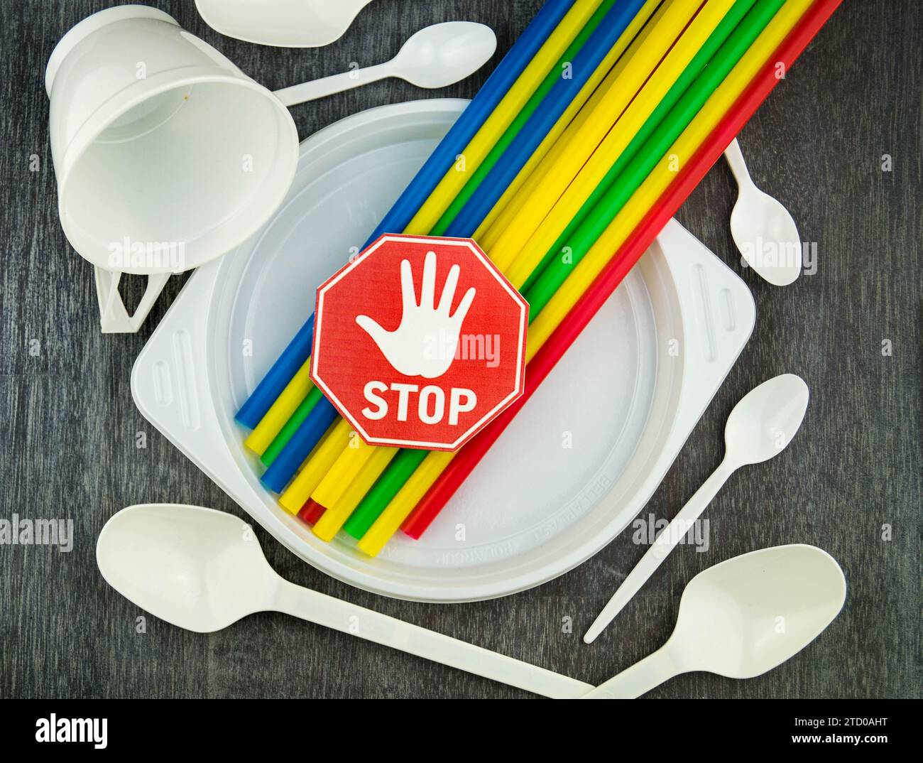 Ban plastic straws hi-res stock photography and images - Alamy
