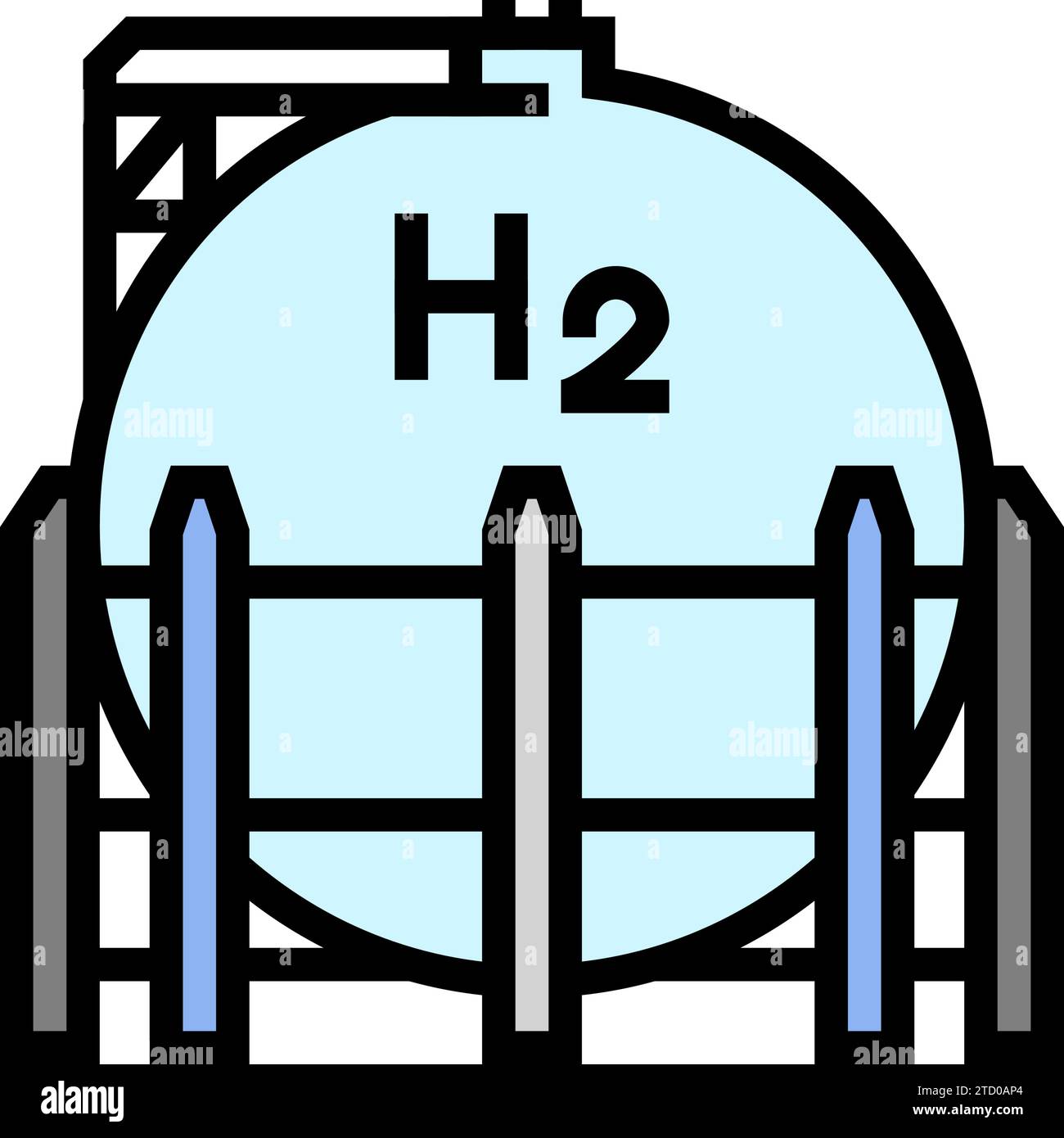 Hydrogen tanks Stock Vector Images - Alamy