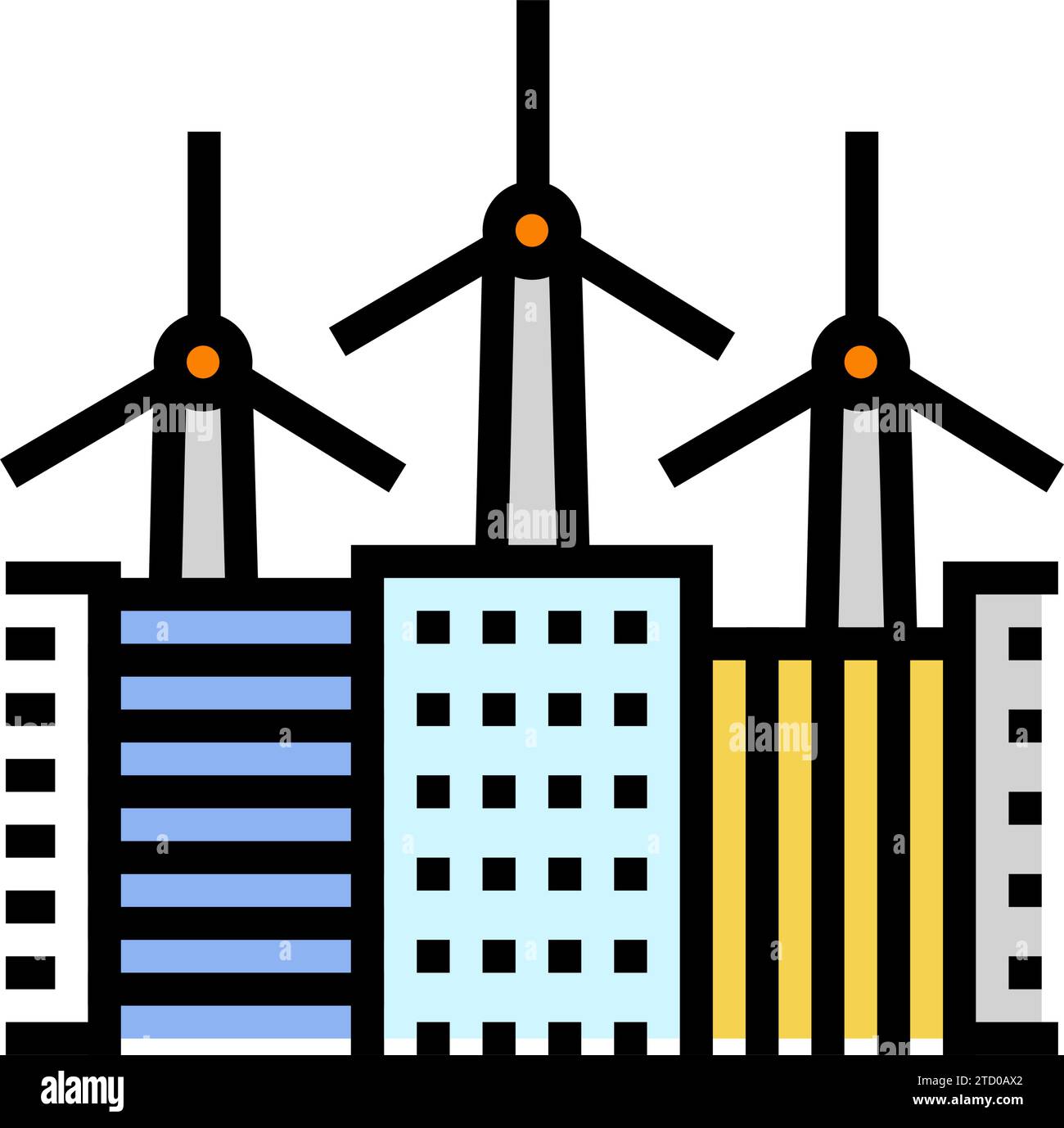 smart grid energy color icon vector illustration Stock Vector Image ...