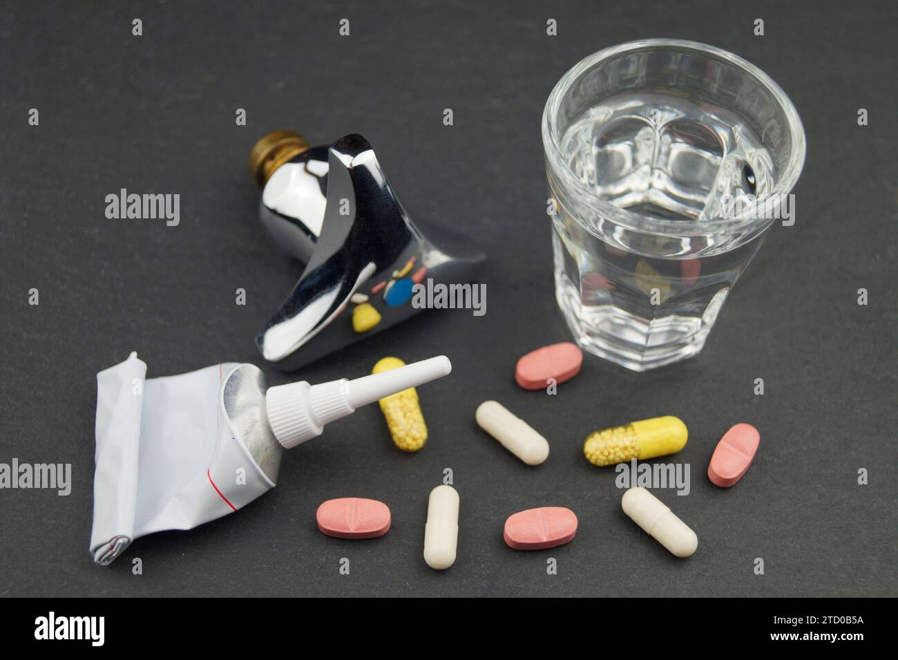 Symbolic image Residues of medicines and ointments in drinking water ...