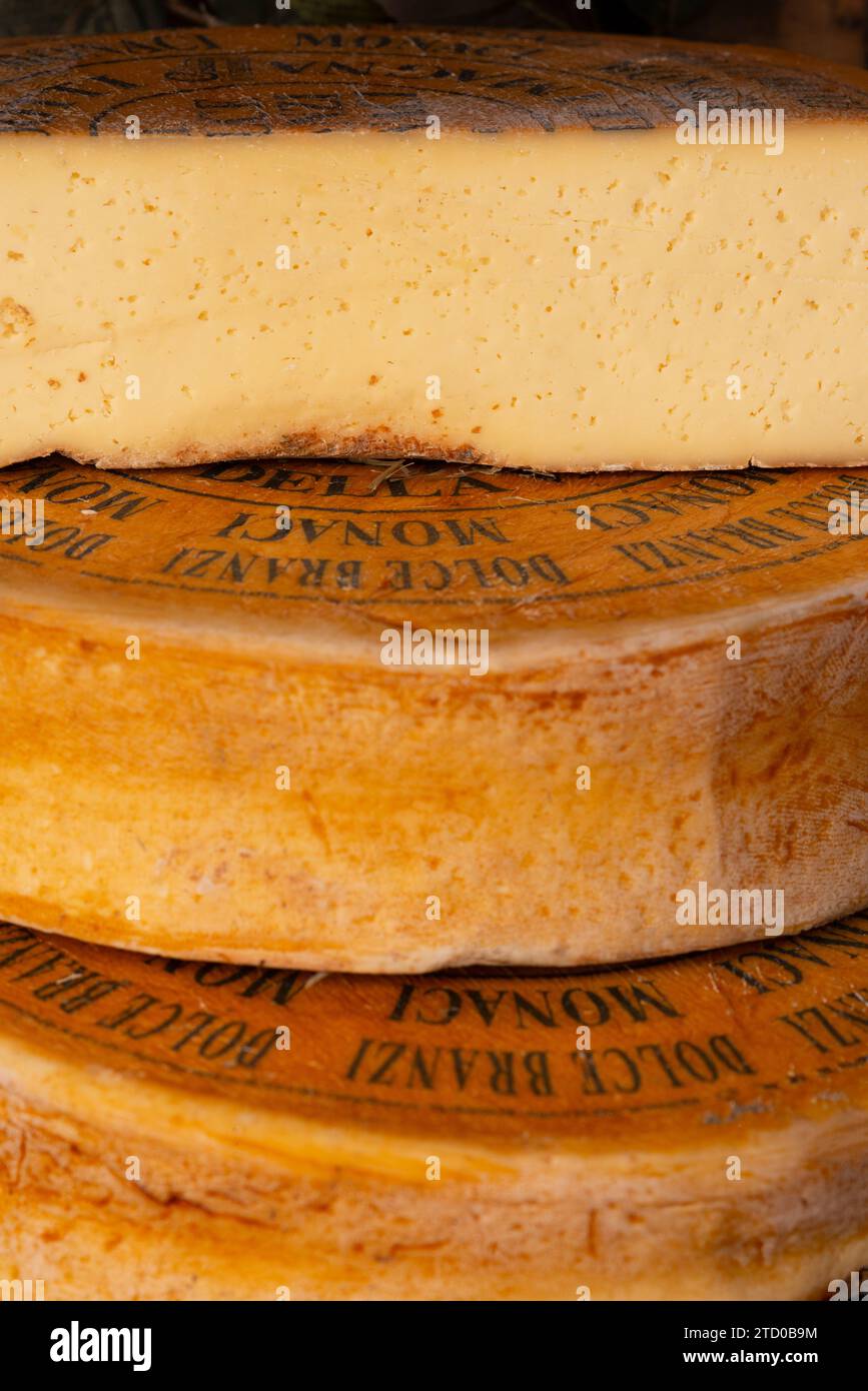 Italy, Lombardy, Valle Brembana, Branzi Cheese Stock Photo - Alamy