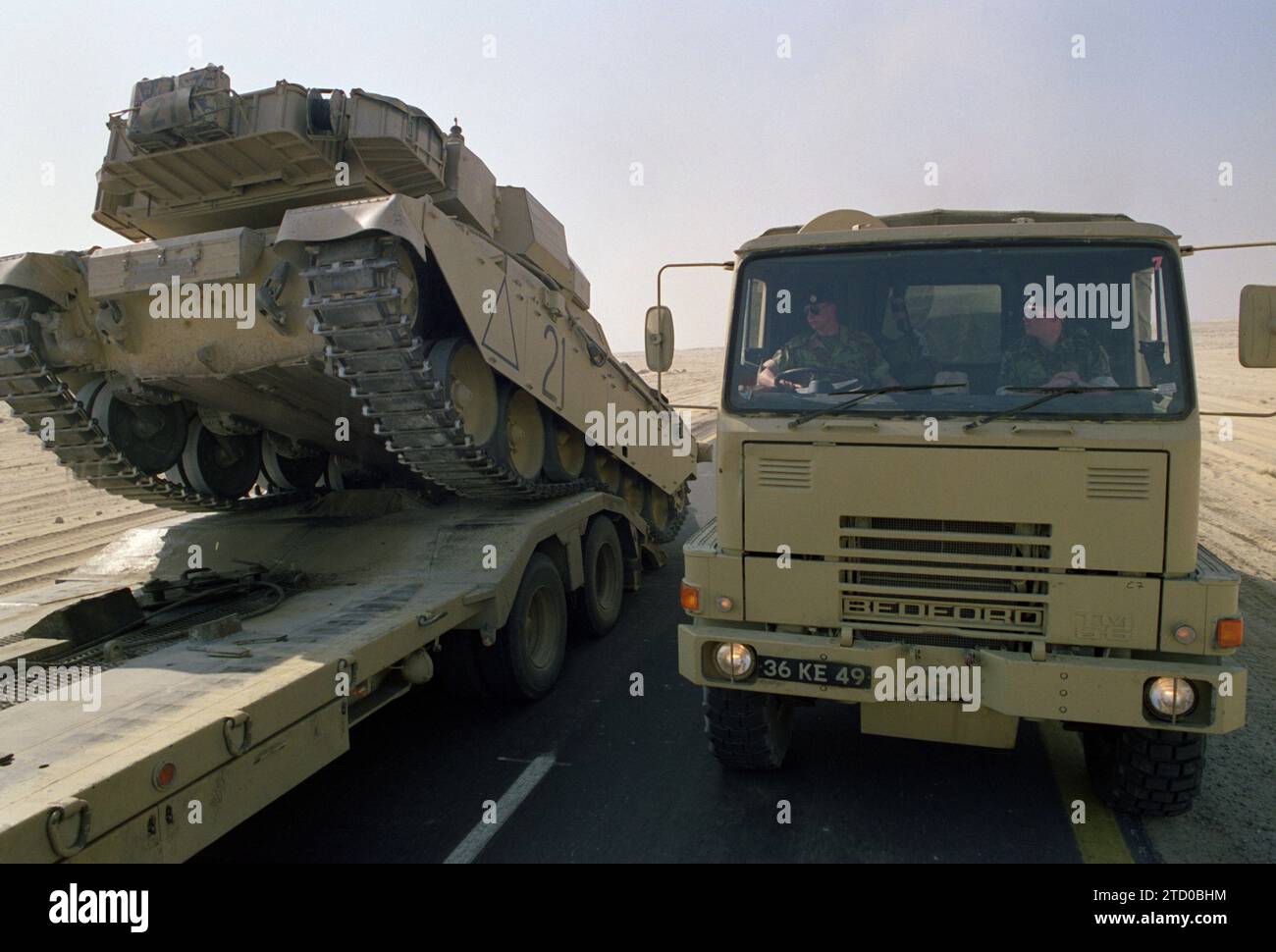 First Gulf War: 8th January 1991 In eastern Saudi Arabia, a British ...