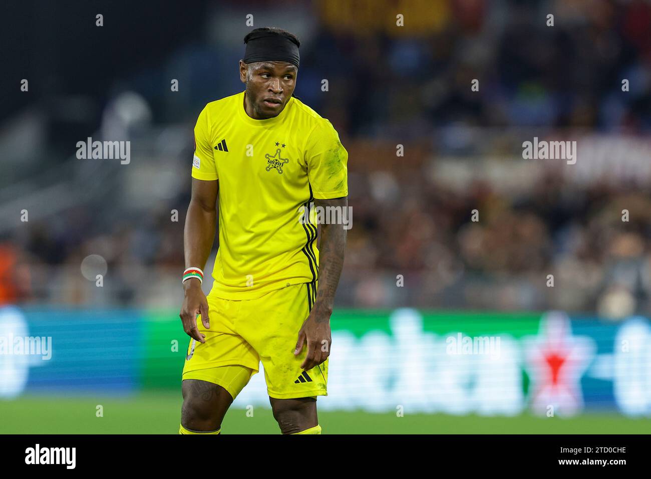 Sheriff's burkinabe midfielder Cedric Badolo looks during UEFA Europa ...