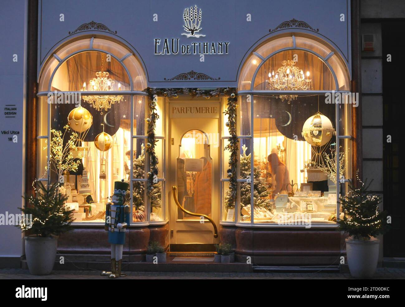 Eau de Tihany cosmetics store, specialising in lavender-based products, Vaci utca, Vaci Street ...