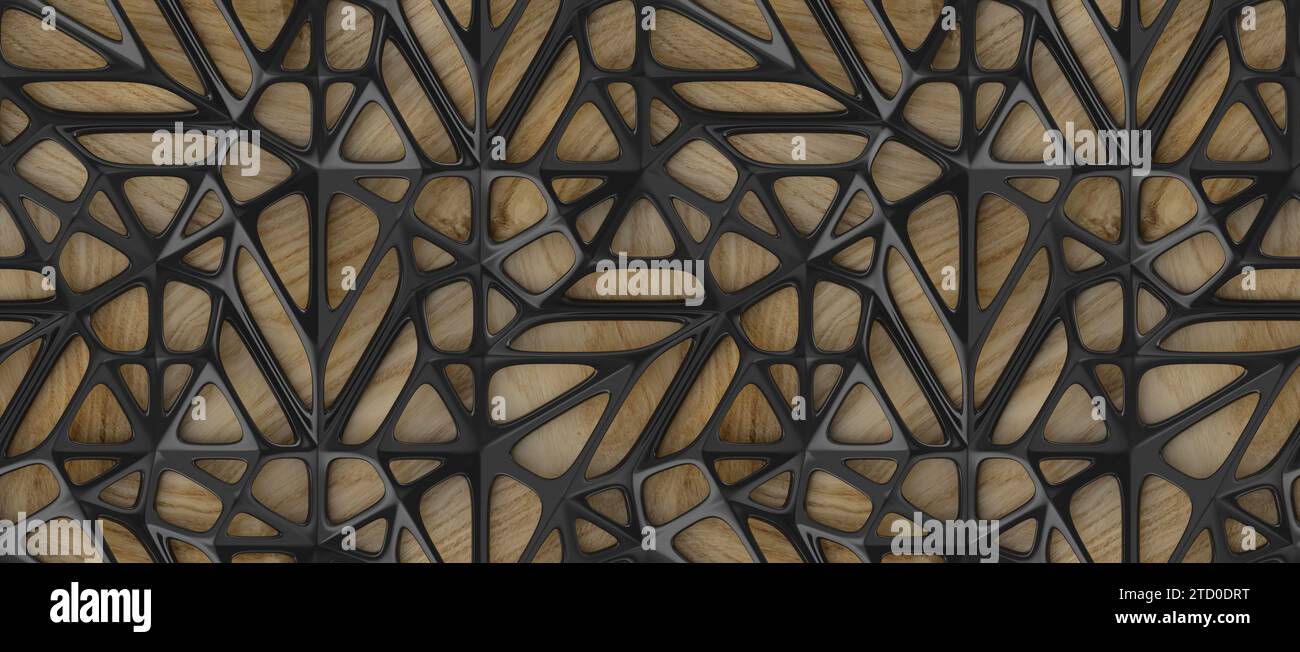 High-quality seamless pattern featuring a 3D futuristic texture, ideal ...