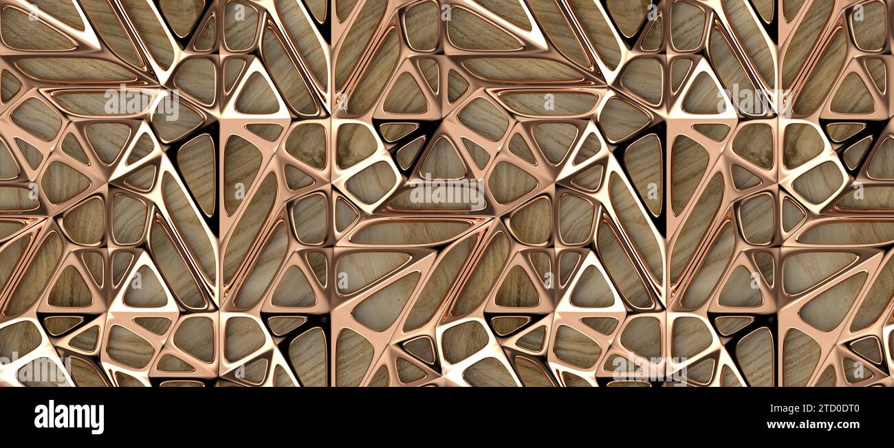 A seamless 3D pattern with a futuristic abstract design. Ideal for ...