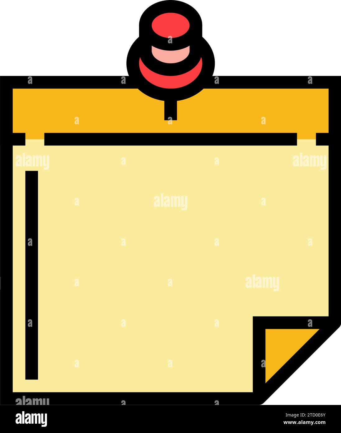 Sticky note sign here form Cut Out Stock Images & Pictures - Alamy