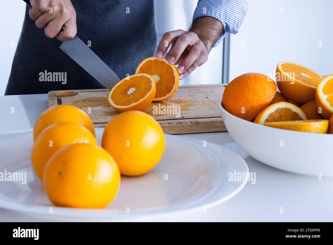 Orange man chef using hi-res stock photography and images - Alamy