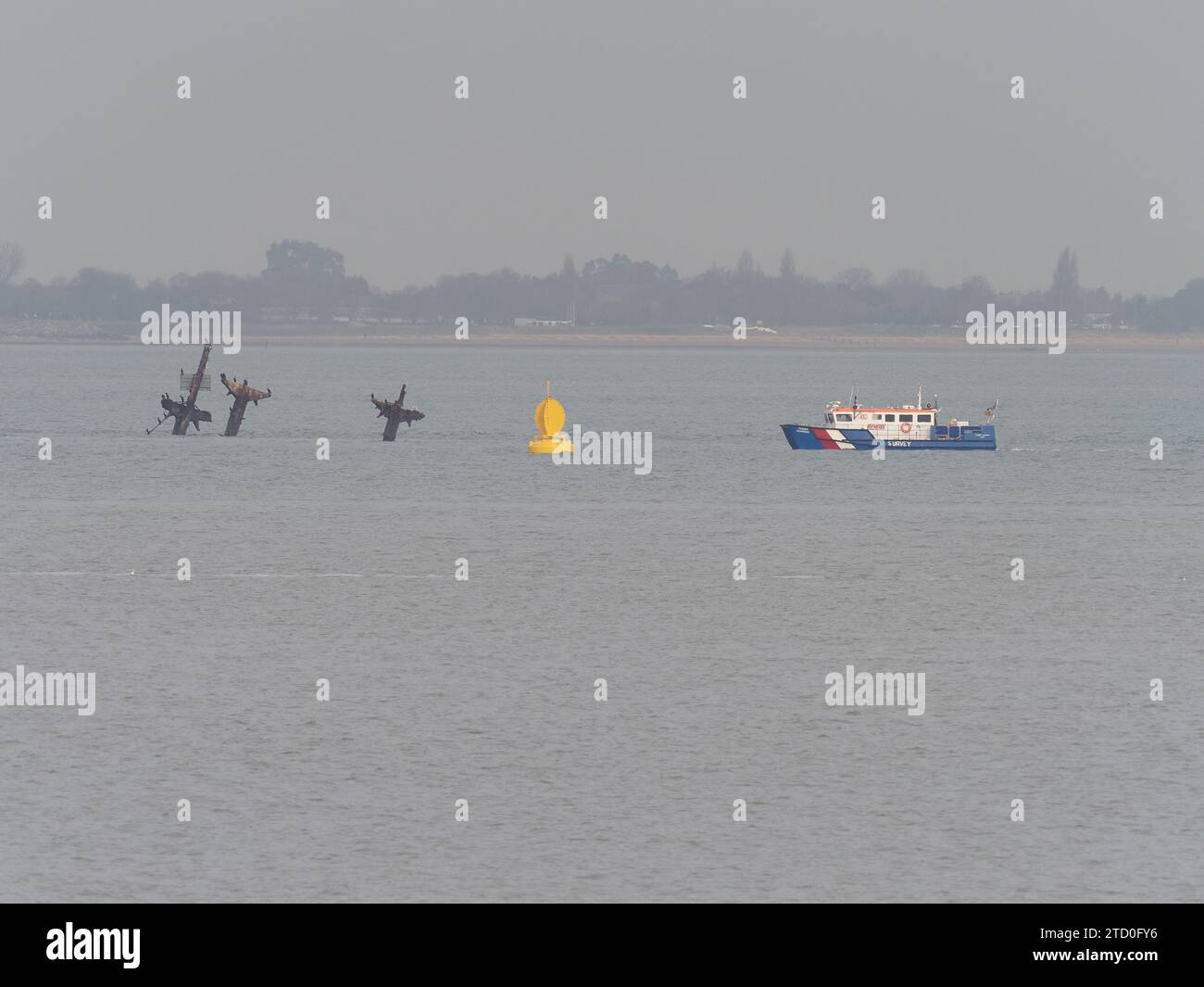 Sheerness, Kent, UK. 15th Dec, 2023. Notorious bomb-ladden shipwreck SS ...