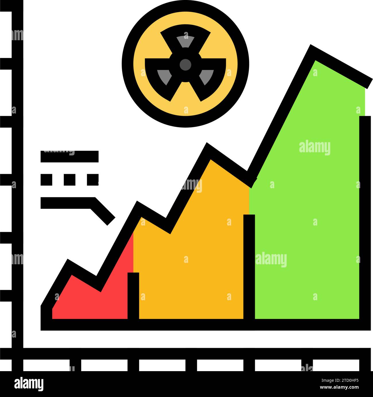 energy efficiency nuclear color icon vector illustration Stock Vector ...