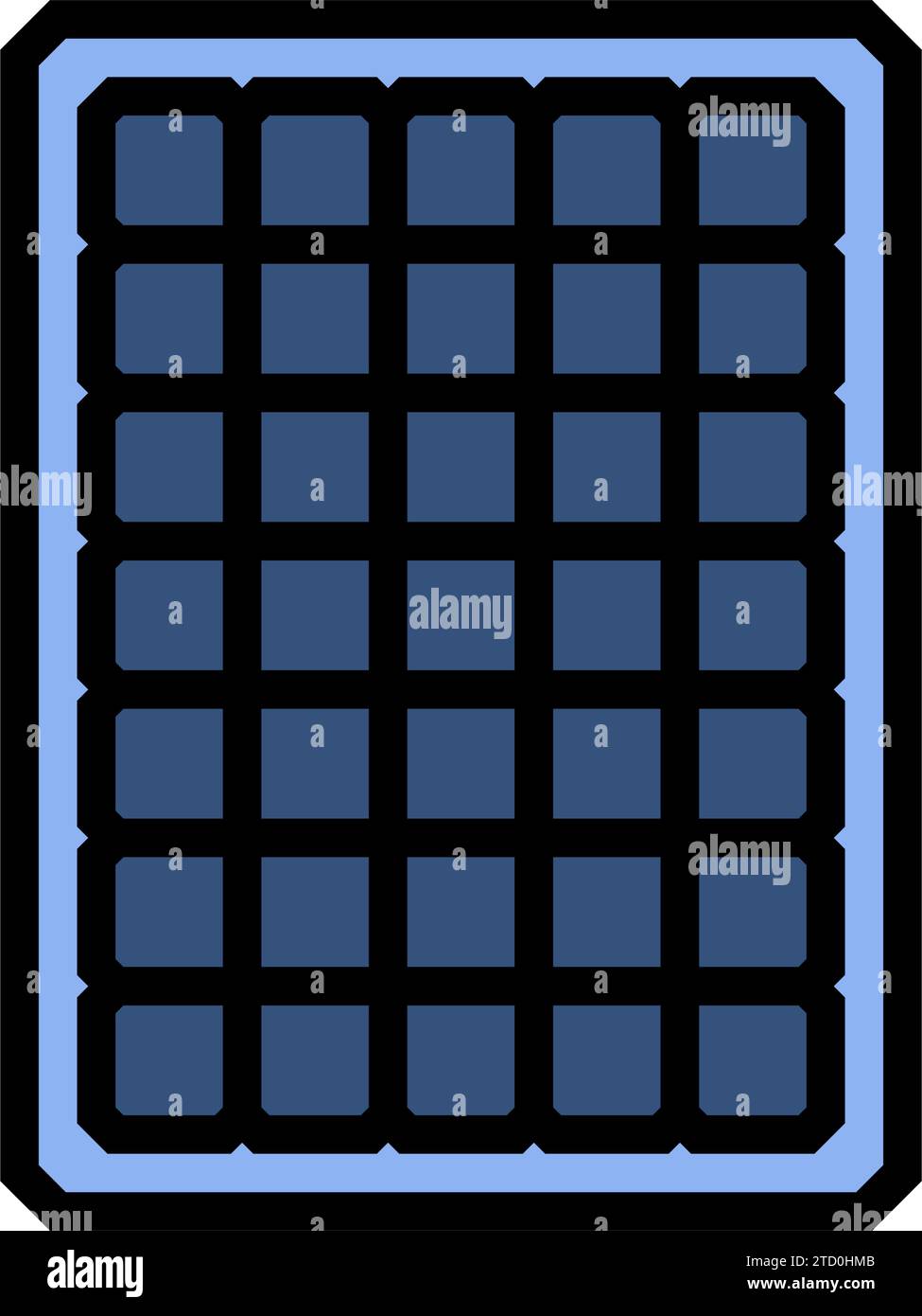 Solar cell photovoltaic module Stock Vector Images - Alamy