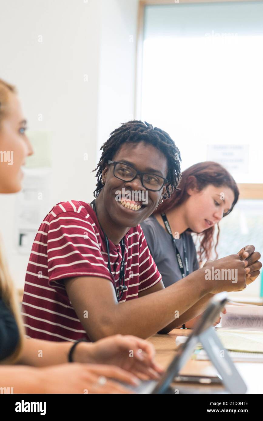 School students using computer lab hi-res stock photography and images ...