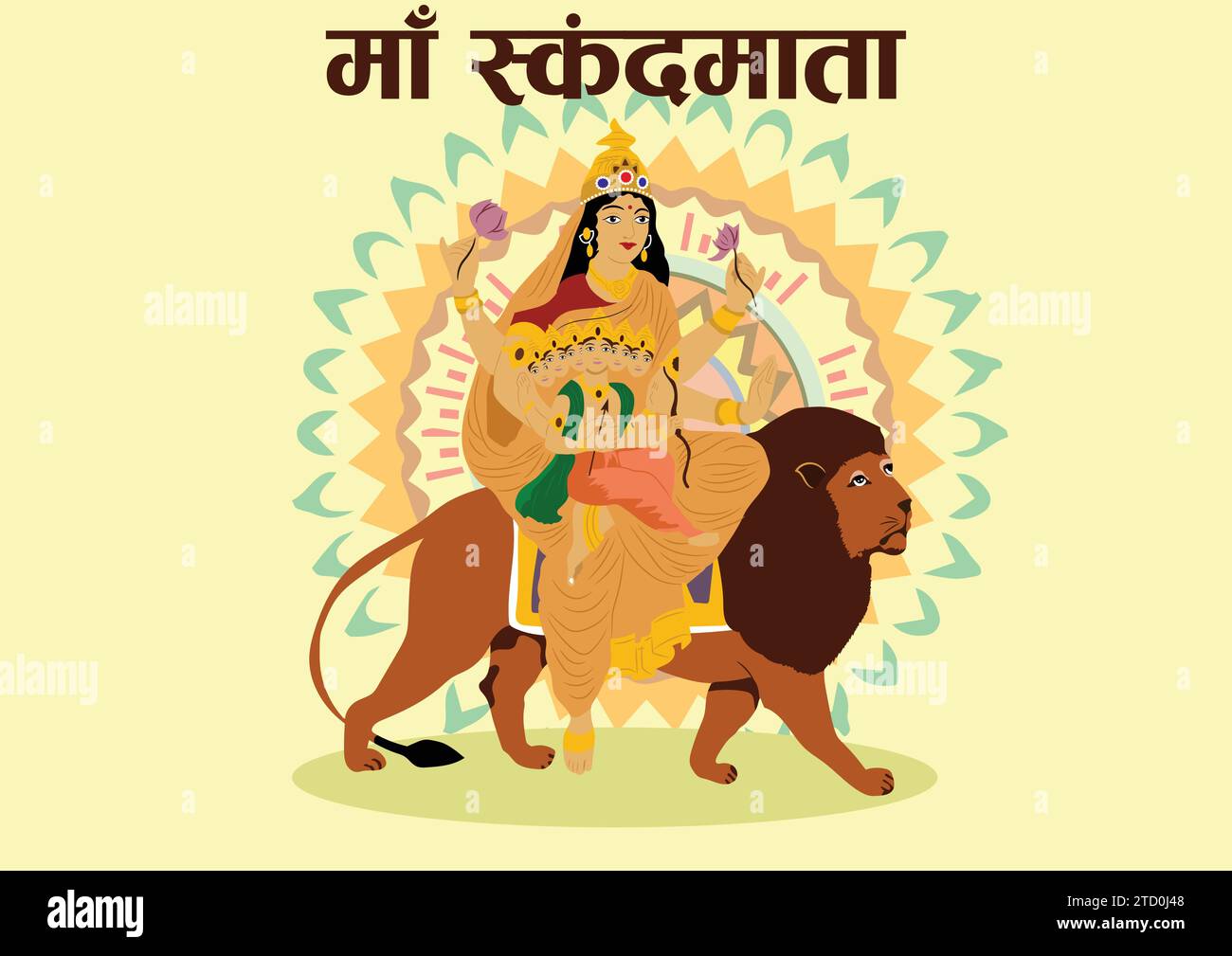 Navadurga Stock Vector Images - Alamy