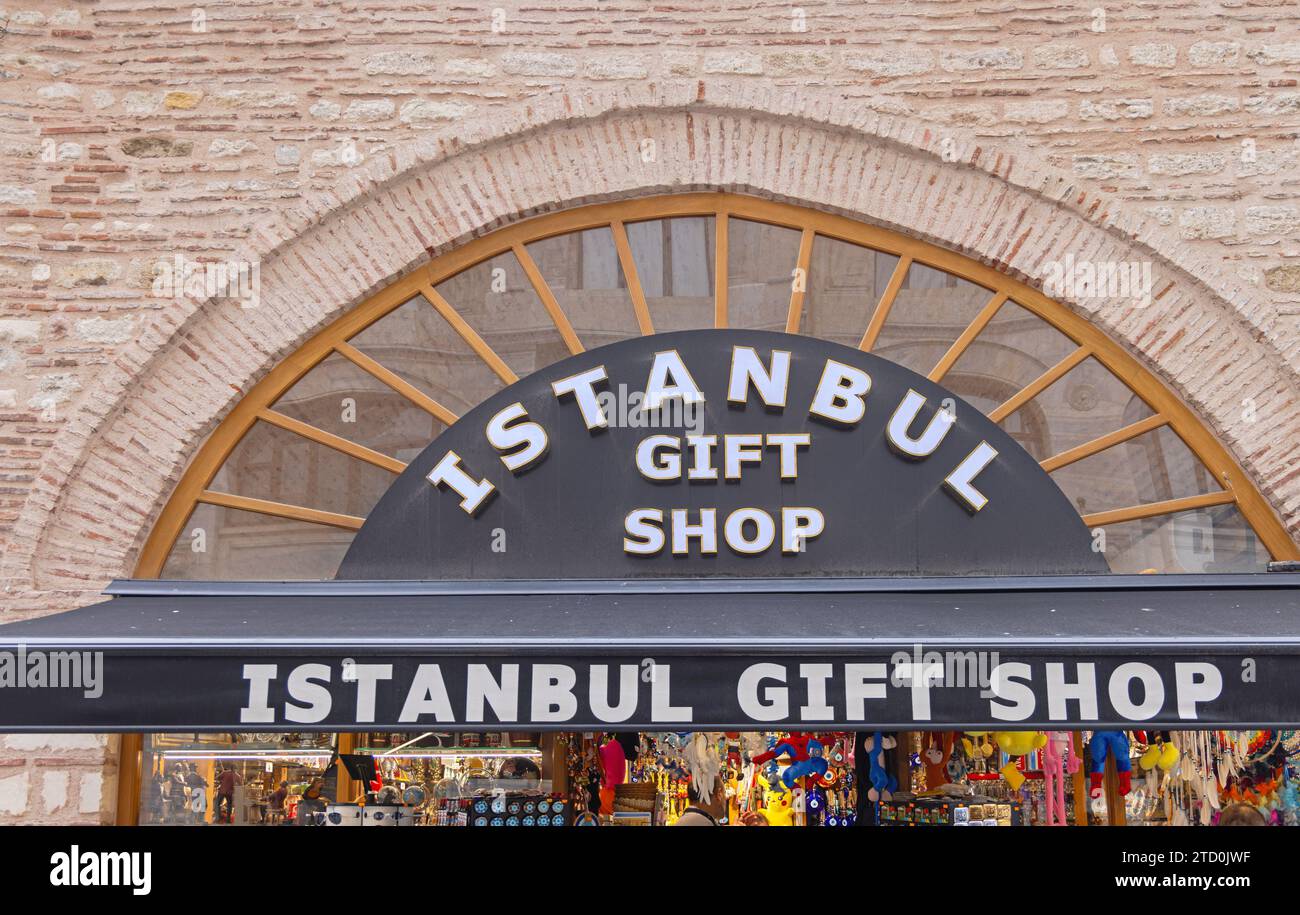 Istanbul, Turkey - October 18, 2023: 3d White Sign in Arch Istanbul ...