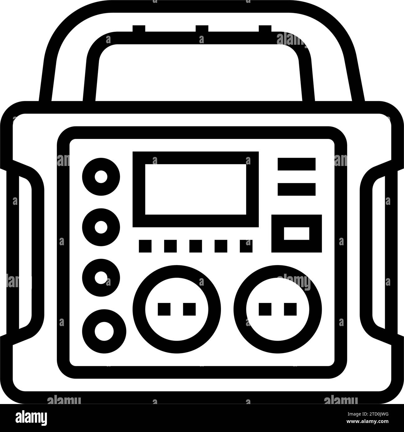 portable power line icon vector illustration Stock Vector Image & Art ...