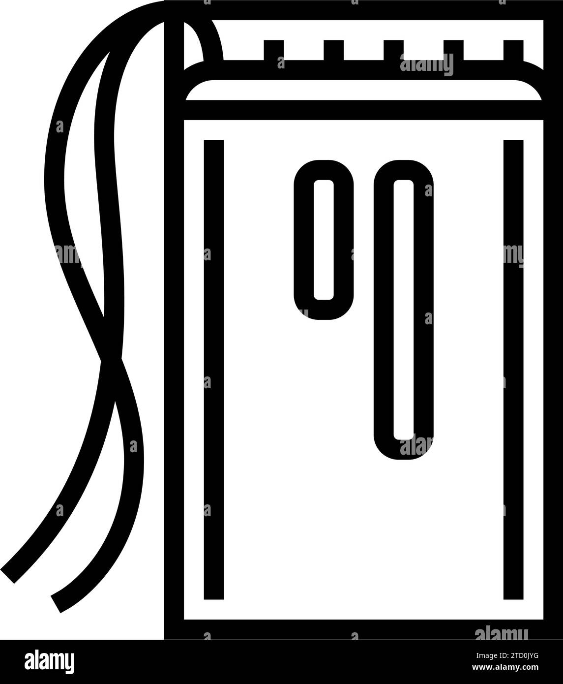 rechargeable battery line icon vector illustration Stock Vector Image ...