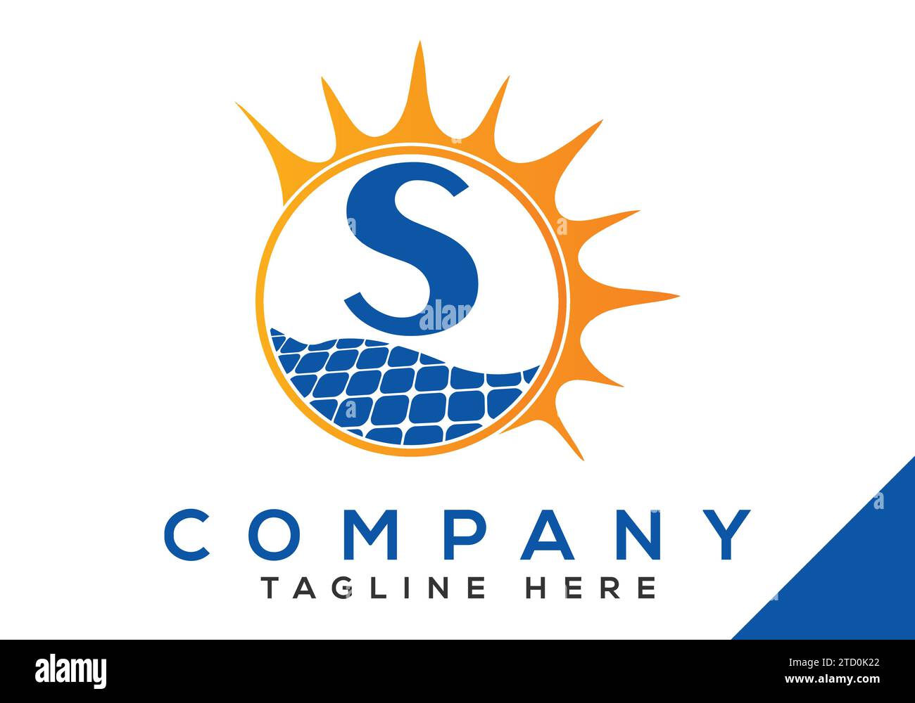 Letter S with solar panel and sun sign Logo Design Vector Template ...