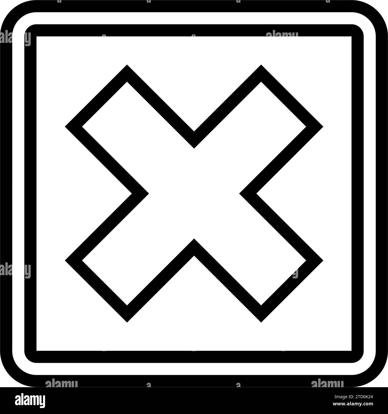 close button line icon vector illustration Stock Vector Image & Art - Alamy