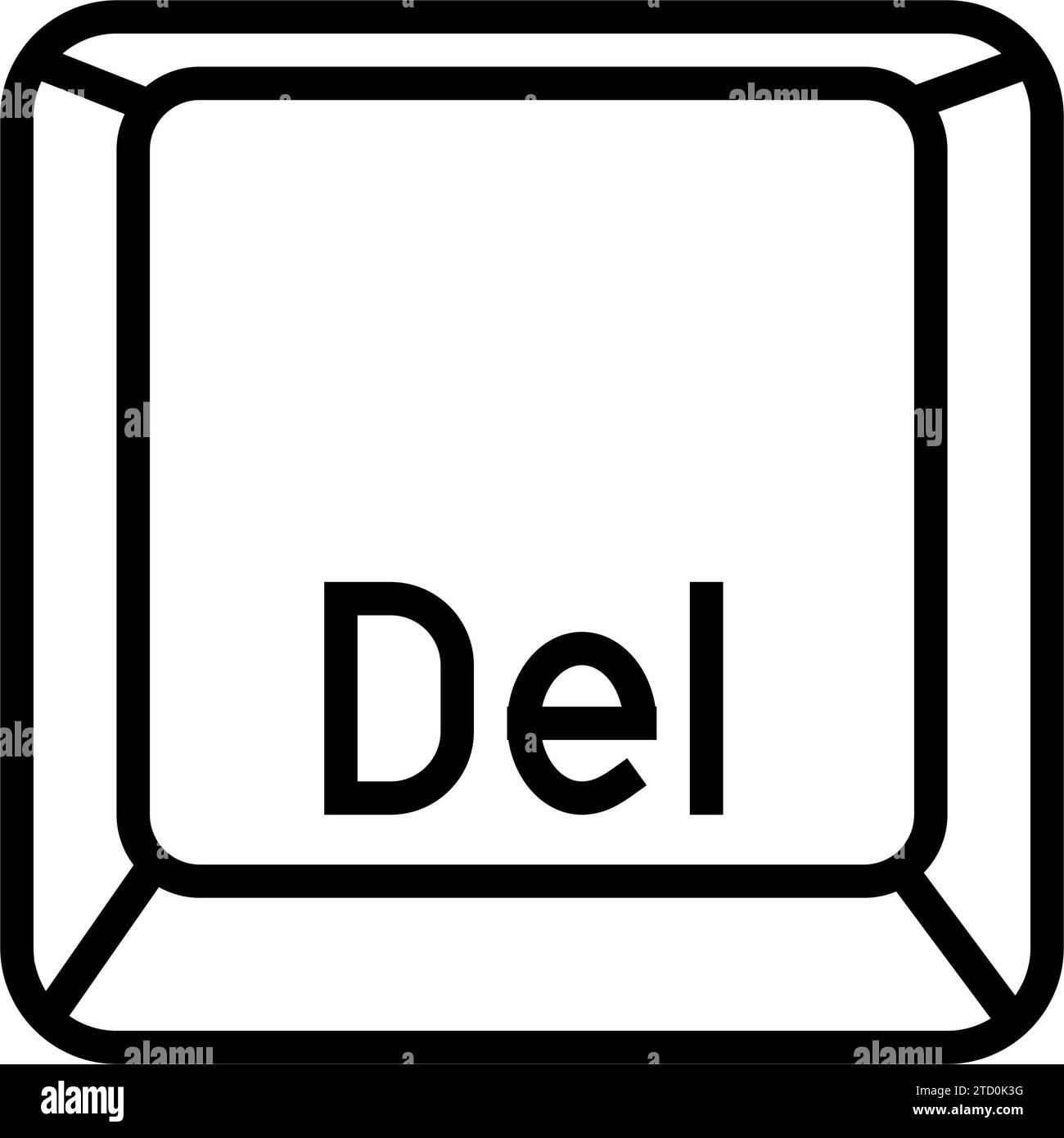 delete close line icon vector illustration Stock Vector Image & Art - Alamy