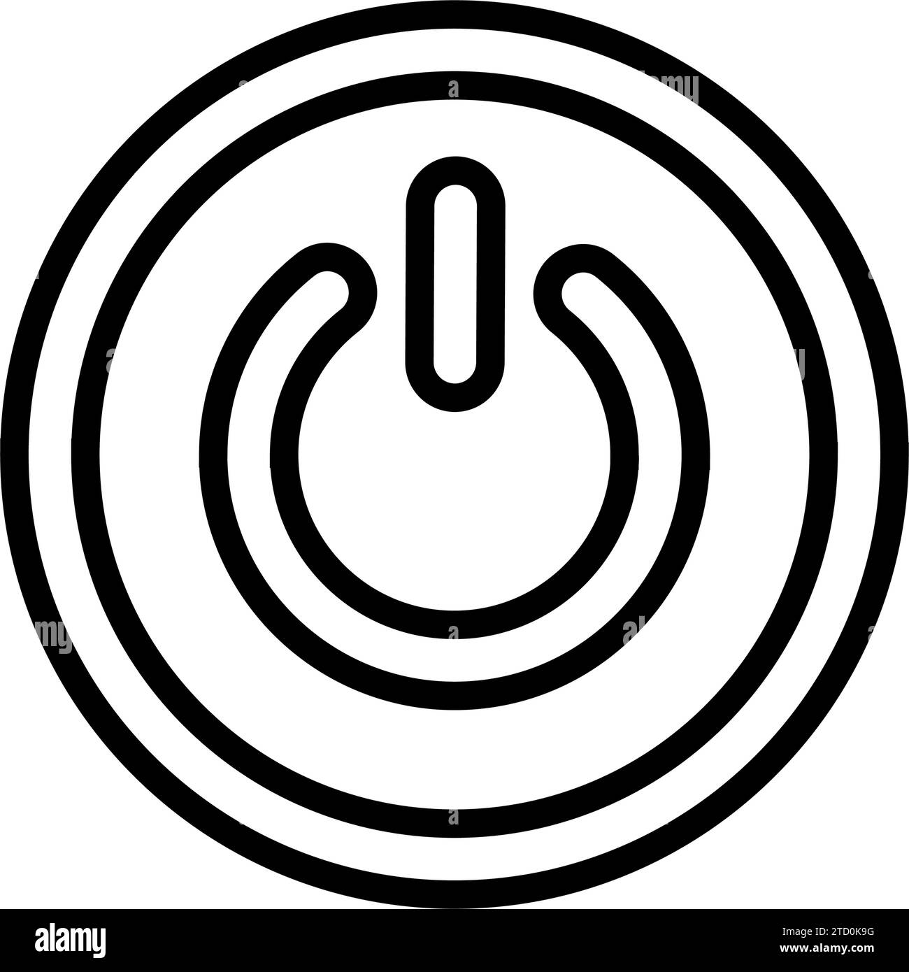 power off line icon vector illustration Stock Vector Image & Art - Alamy