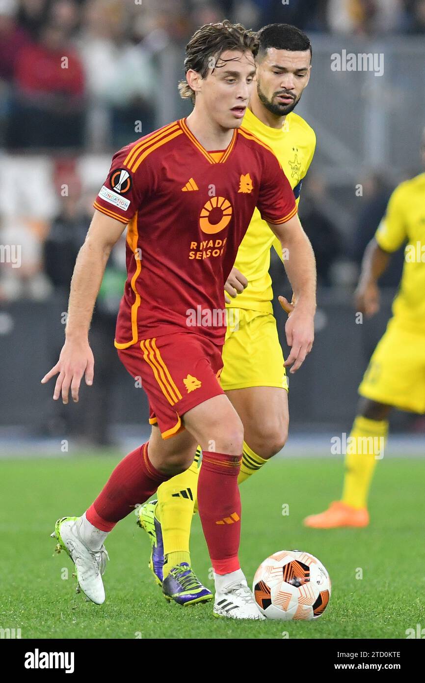 Edoardo Bove of AS Roma during the Uefa Europa League match AS Roma v ...