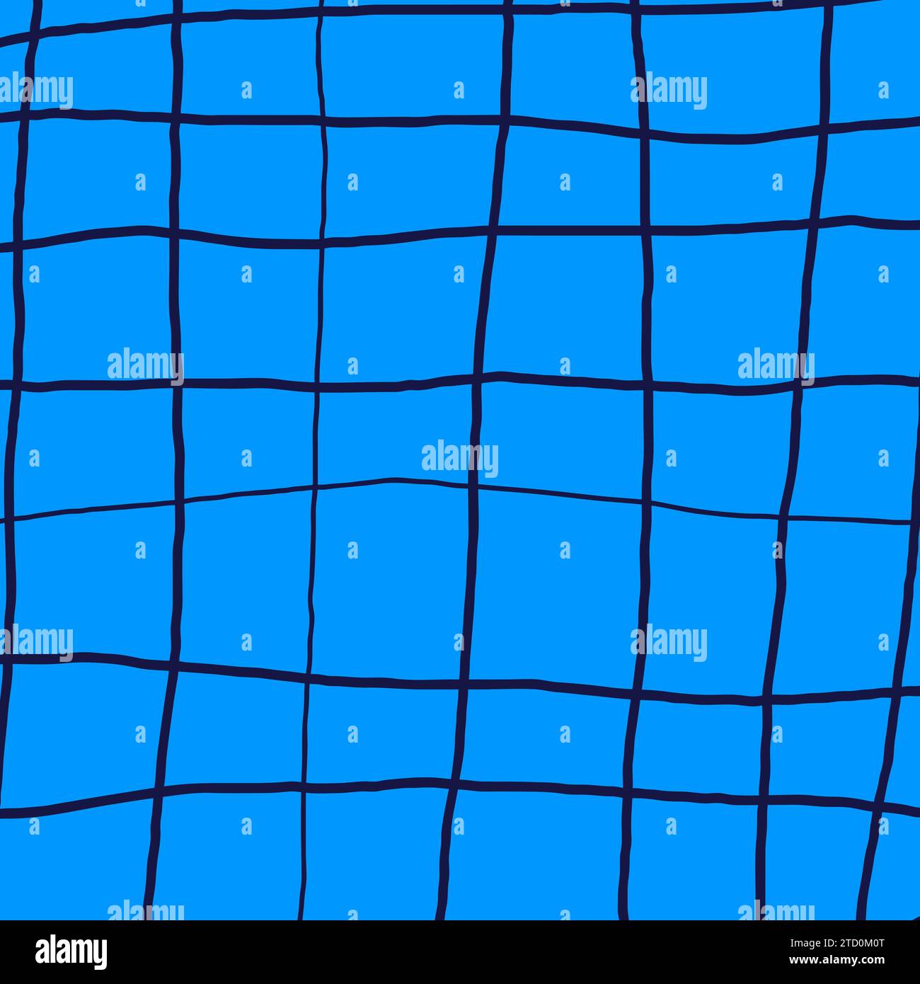 Cute checkered hand drawn pattern. Bright neon background made in ...