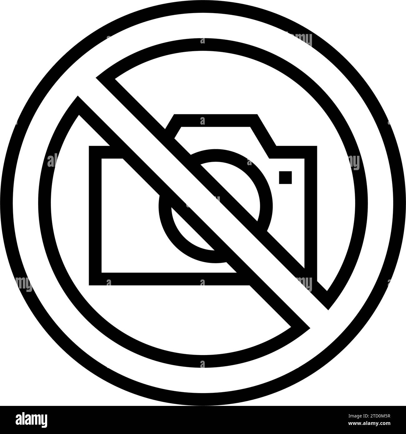 no photos line icon vector illustration Stock Vector Image & Art - Alamy