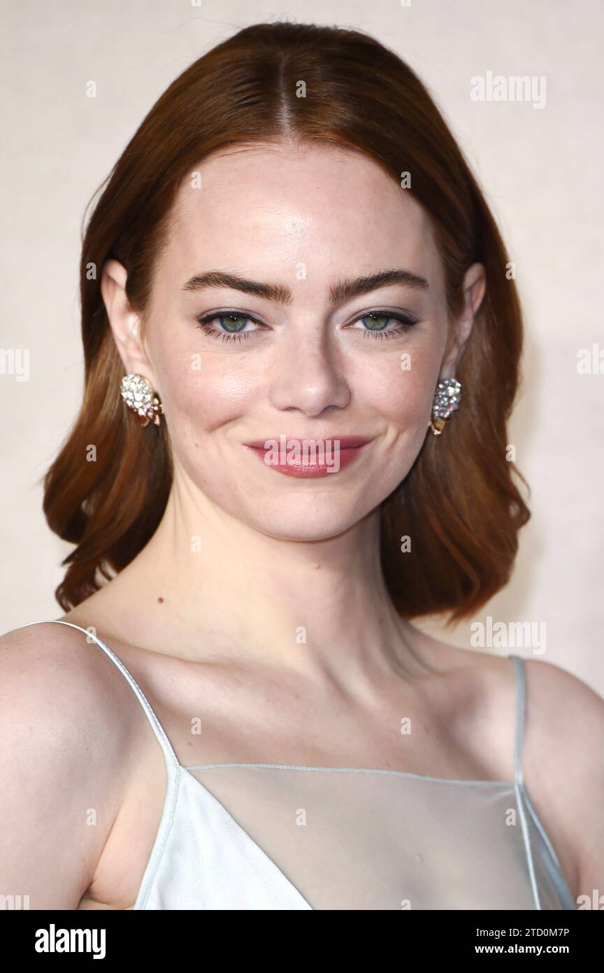 Emma Stone beim Gala-Screening des Kinofilms Poor Things im Barbican ...