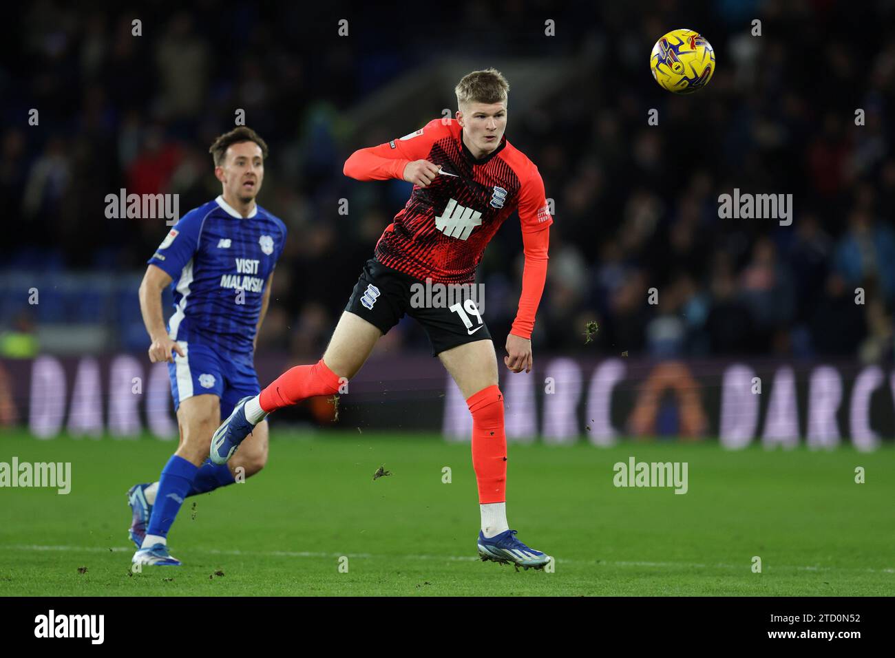 Jordan James of Birmingham City in action. EFL Skybet championship ...