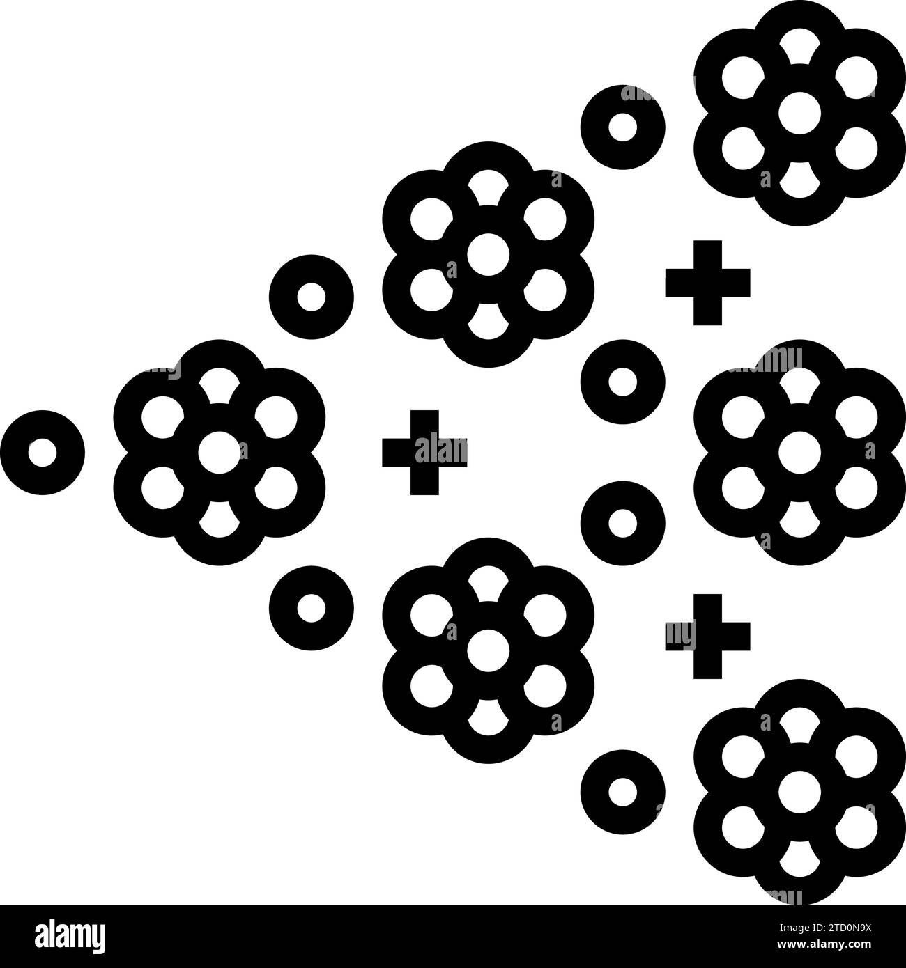 Chain reaction diagram Black and White Stock Photos & Images - Alamy