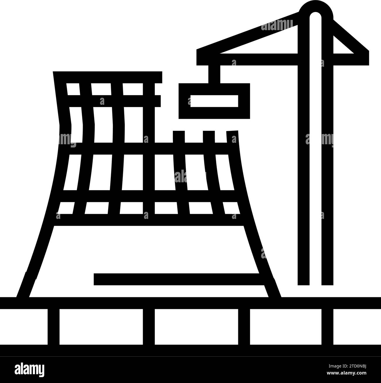 plant construction nuclear energy line icon vector illustration Stock ... plant construction nuclear energy line icon vector illustration Stock ...