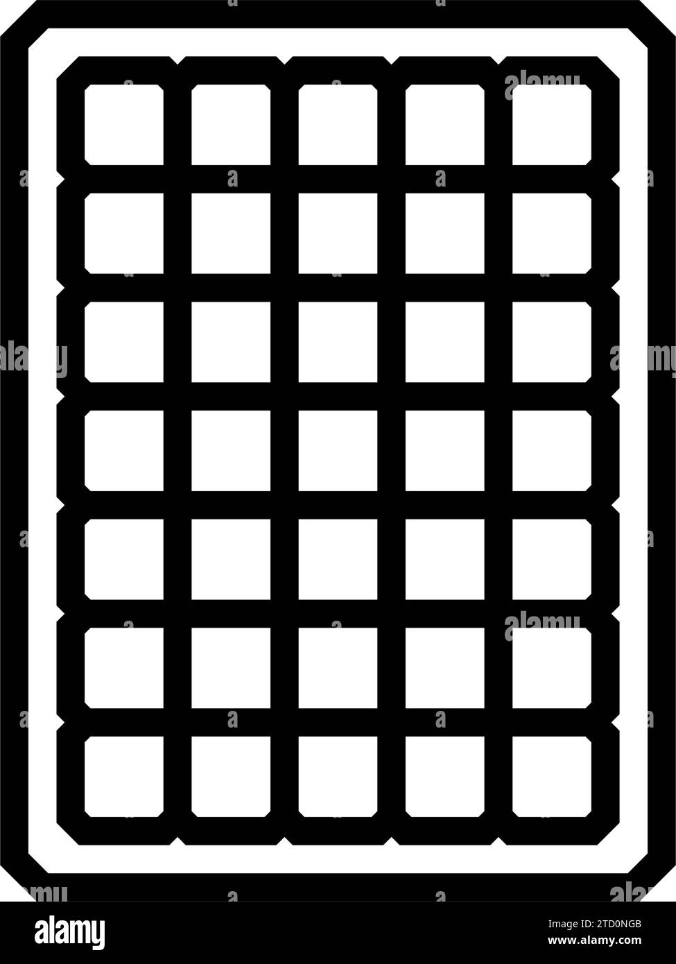 module solar panel line icon vector illustration Stock Vector Image ...