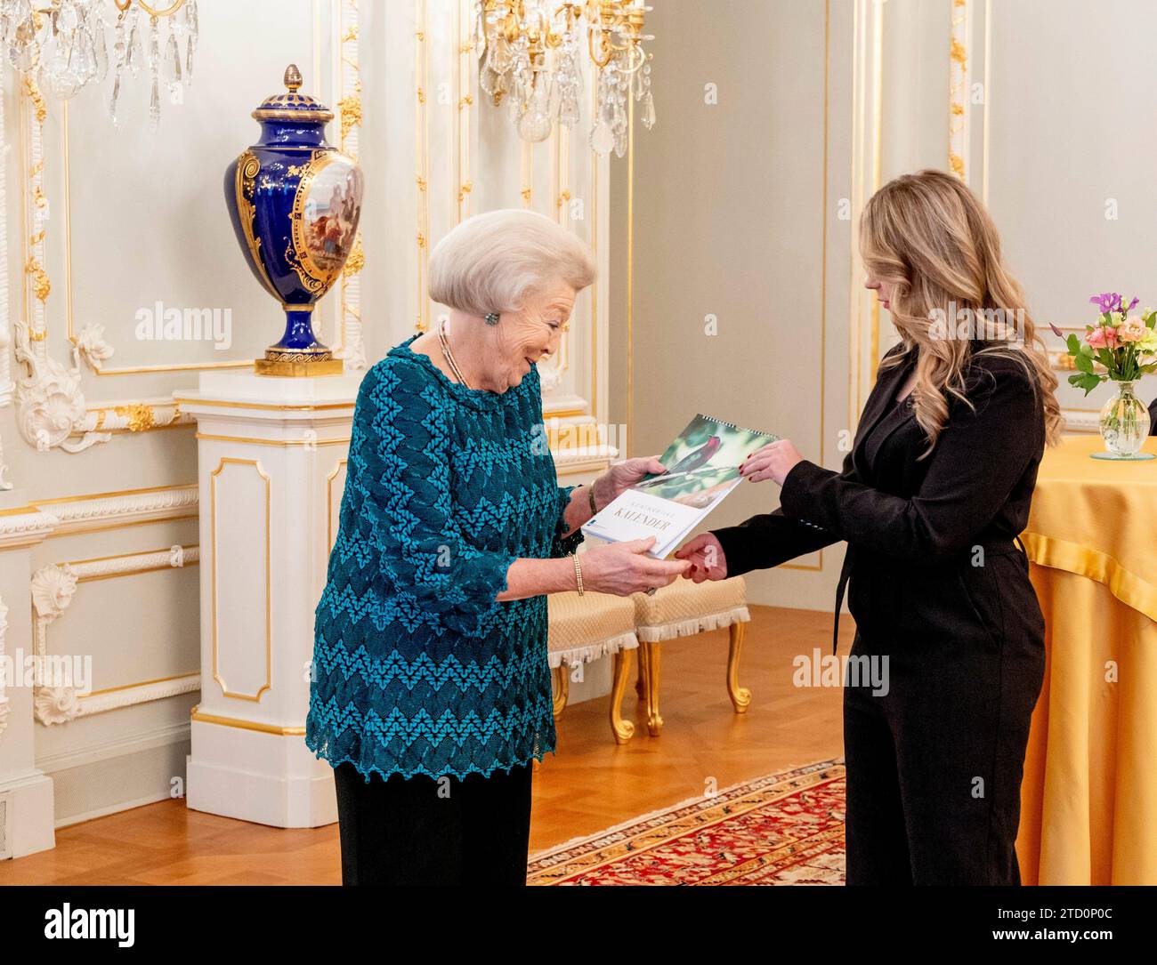 Princess Beatrix of The Netherlands at Palace Noordeinde in The Hague ...