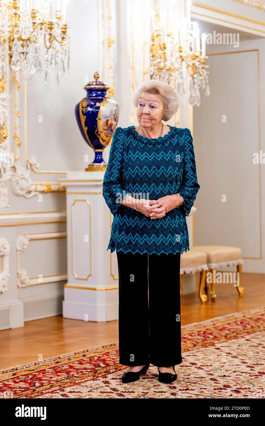 Princess Beatrix of The Netherlands at Palace Noordeinde in The Hague ...