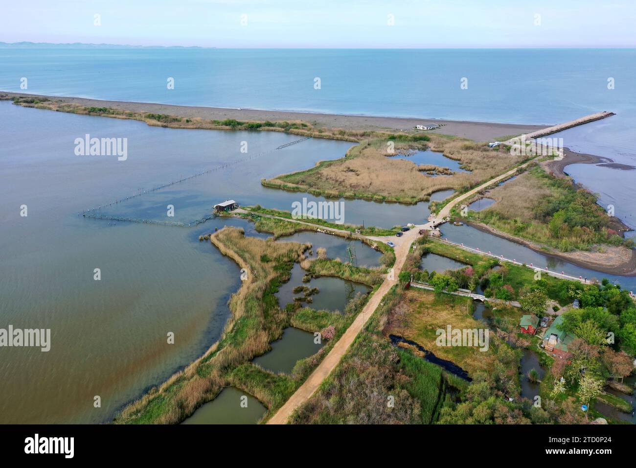 Lagune, Lagunen, Sumpfgebiet, Feuchtgebiet, Sümpfe, Naturreservat Kune ...